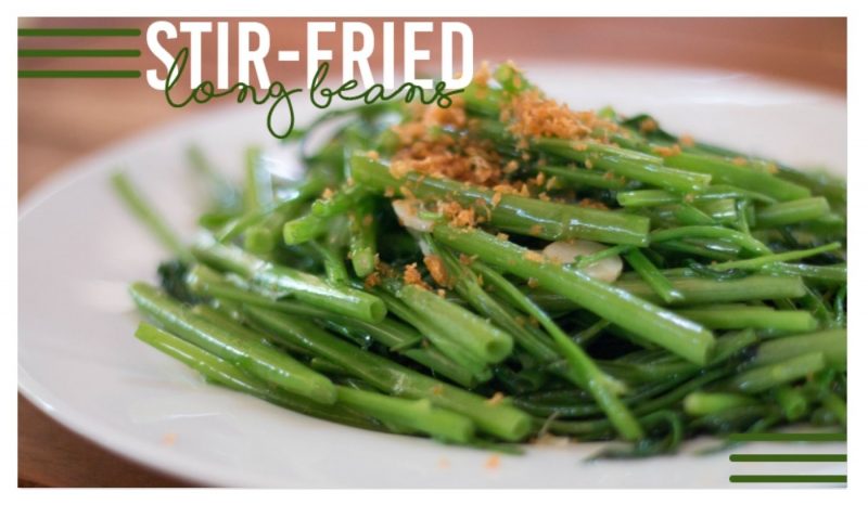 Stir-Fried Long Beans - Vega Produce: Eat Exotic, Be Healthy
